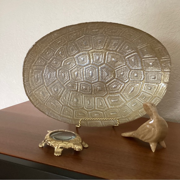 Akcam | Accents | Akcam Turkish Art Glass Tortoise Shell Bowl Design ...